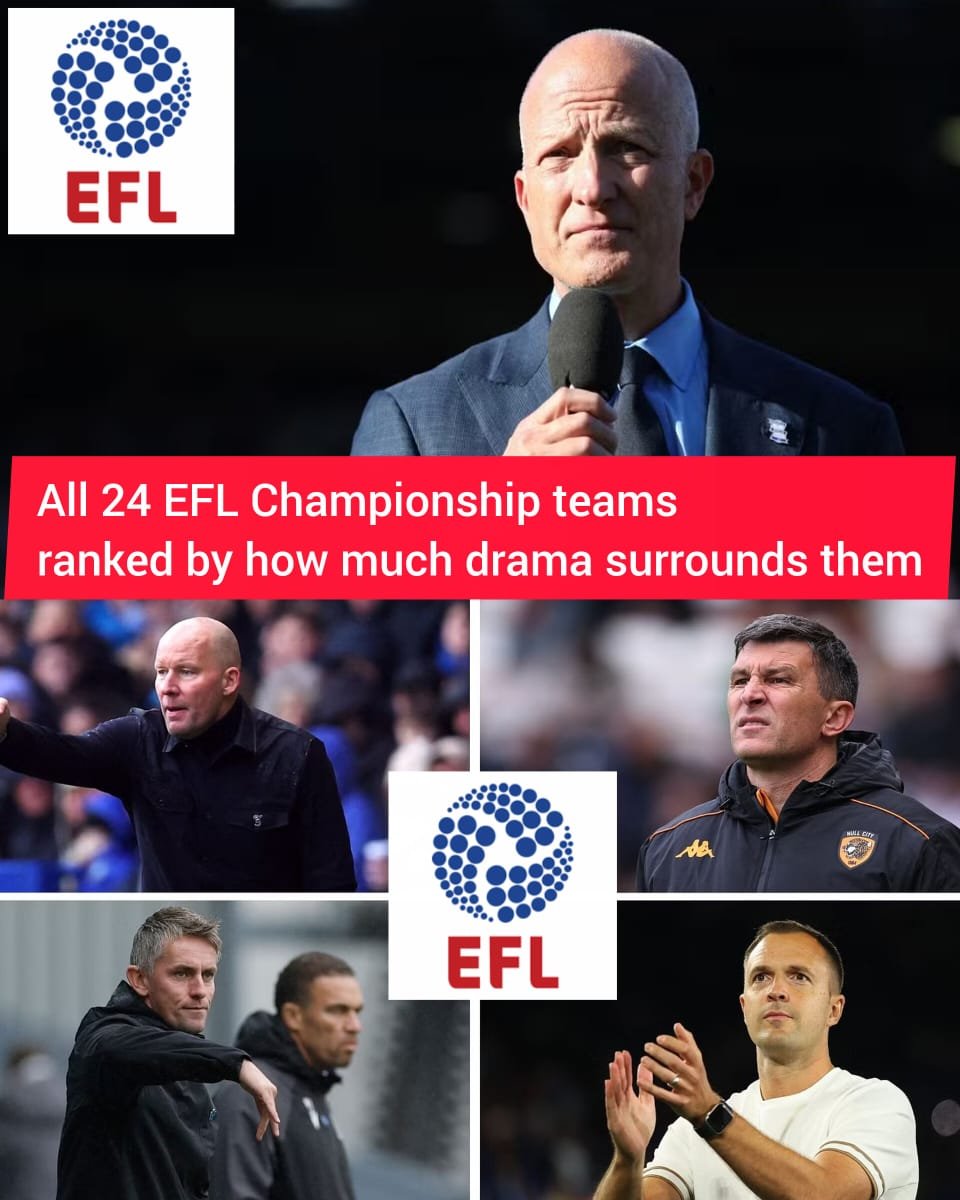 All 24 EFL Championship teams ranked by how much drama surrounds them ...