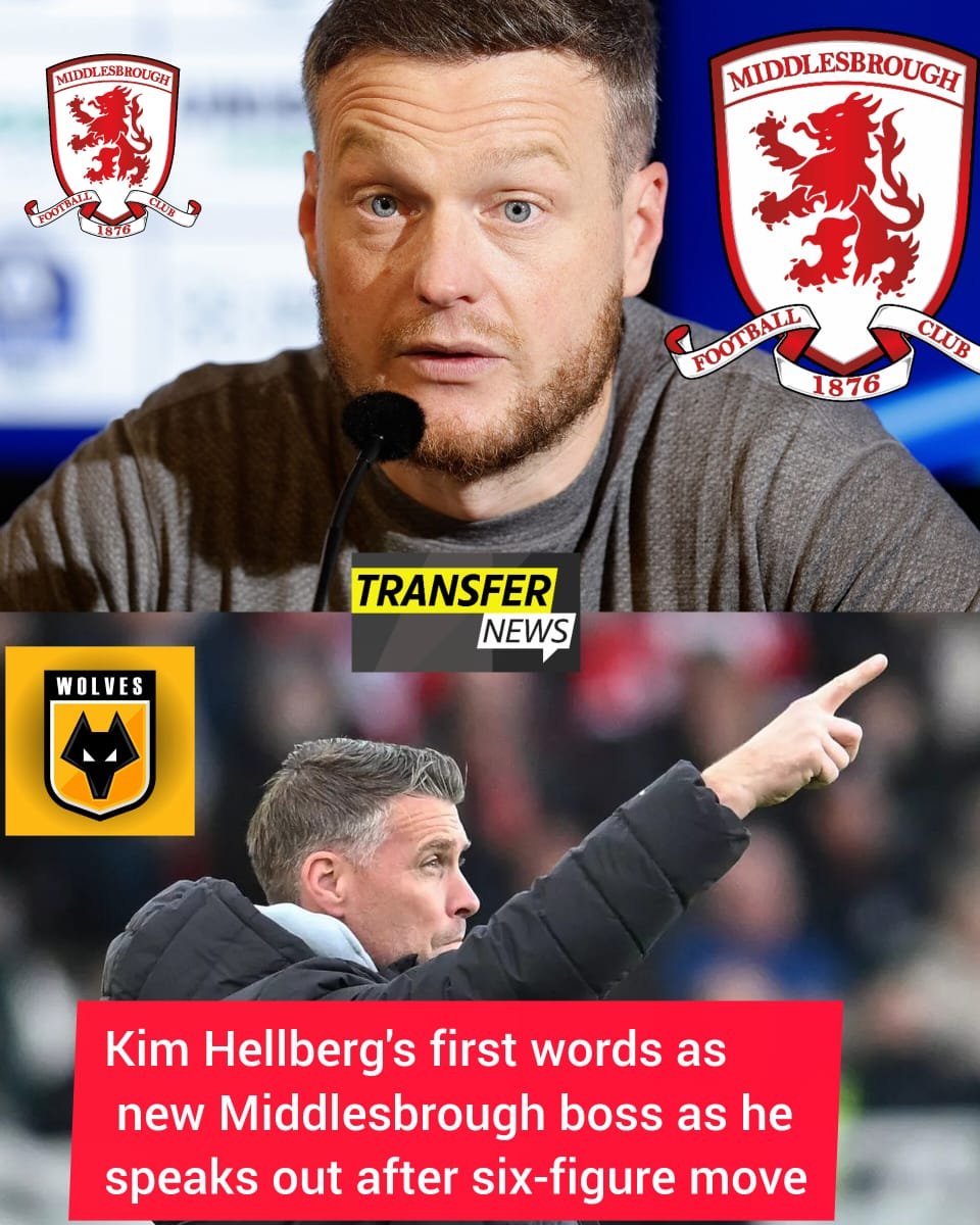 Kim Hellberg's first words as new Middlesbrough boss as he speaks out ...