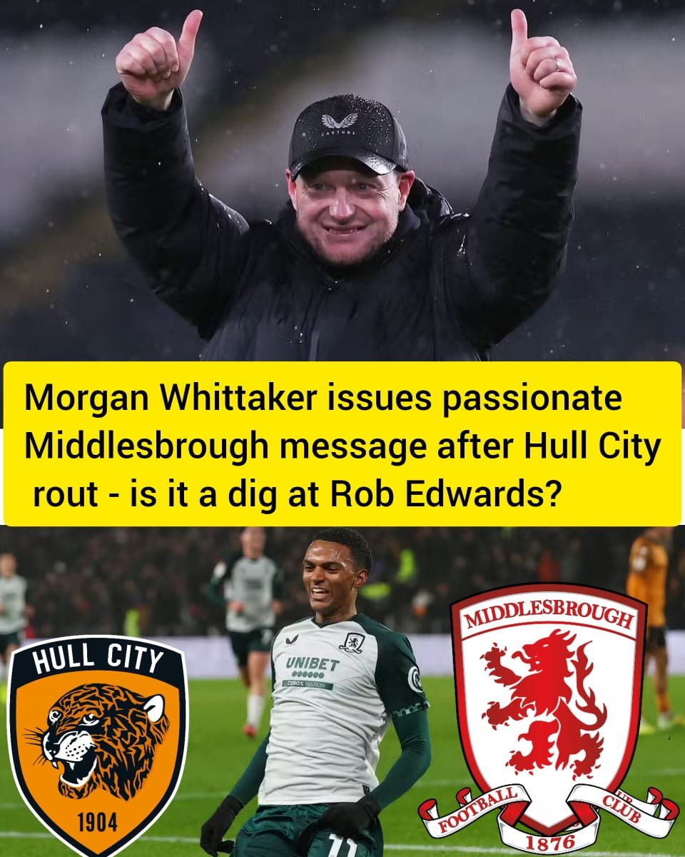 Morgan Whittaker issues emotional Middlesbrough message following Hull City defeat; is it a ...