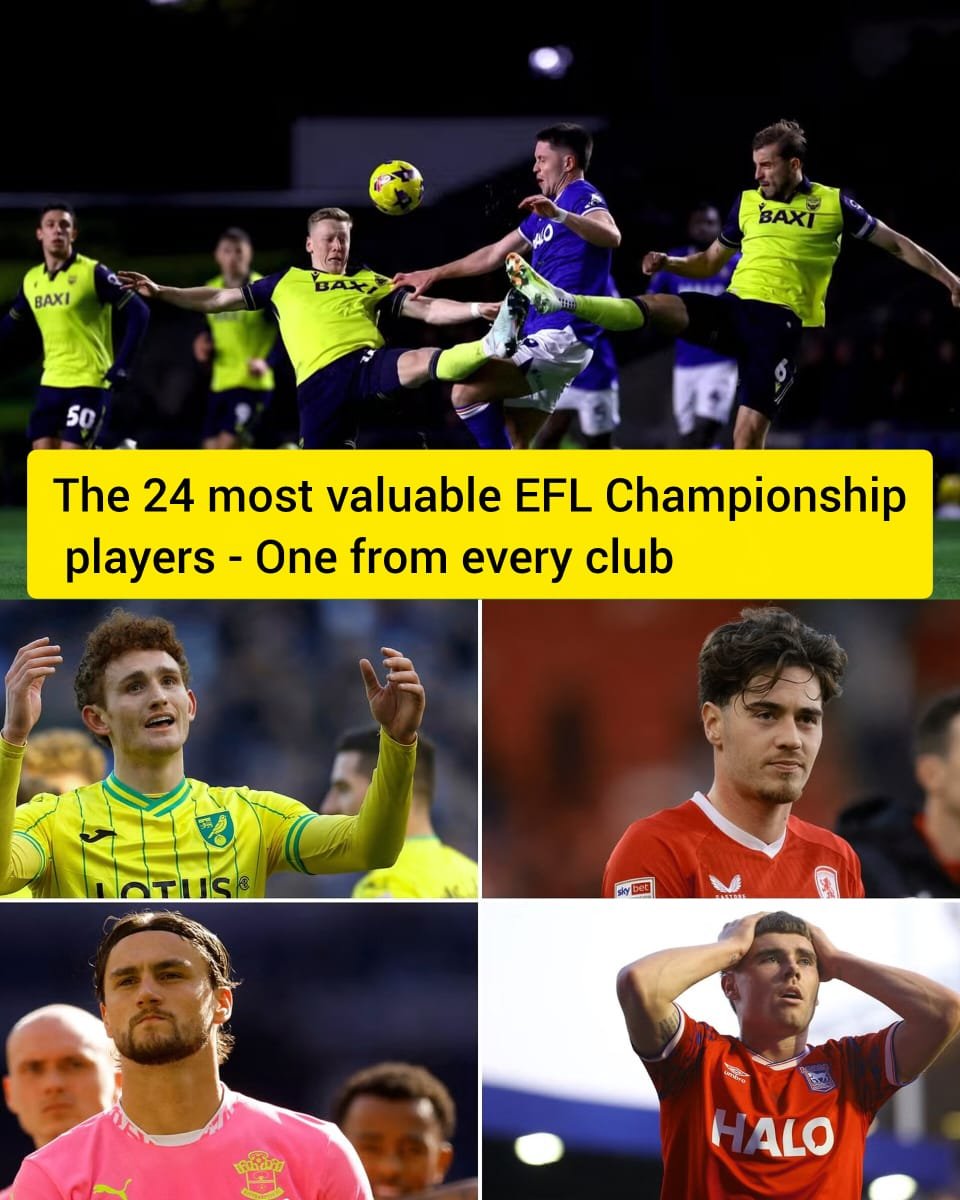 The 24 most valuable EFL Championship players, one from each club ...