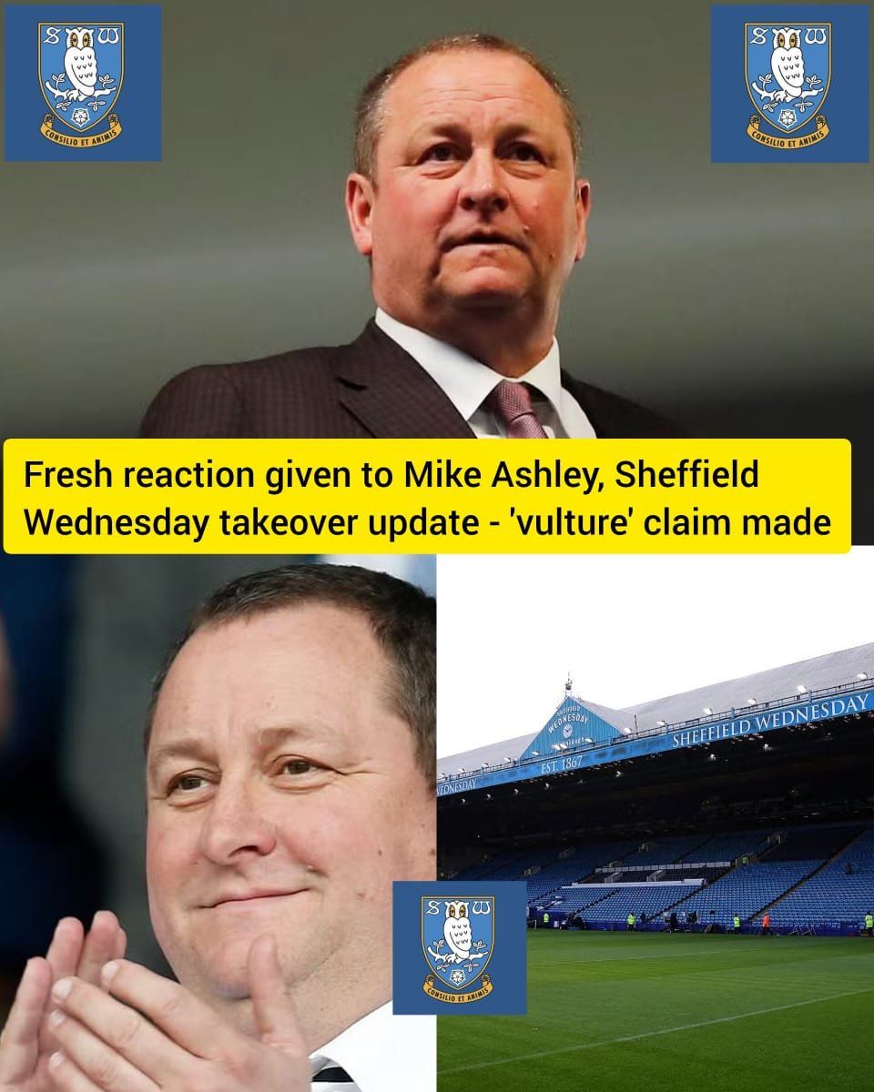 Fresh comment given to Mike Ashley, Sheffield Wednesday takeover update ...