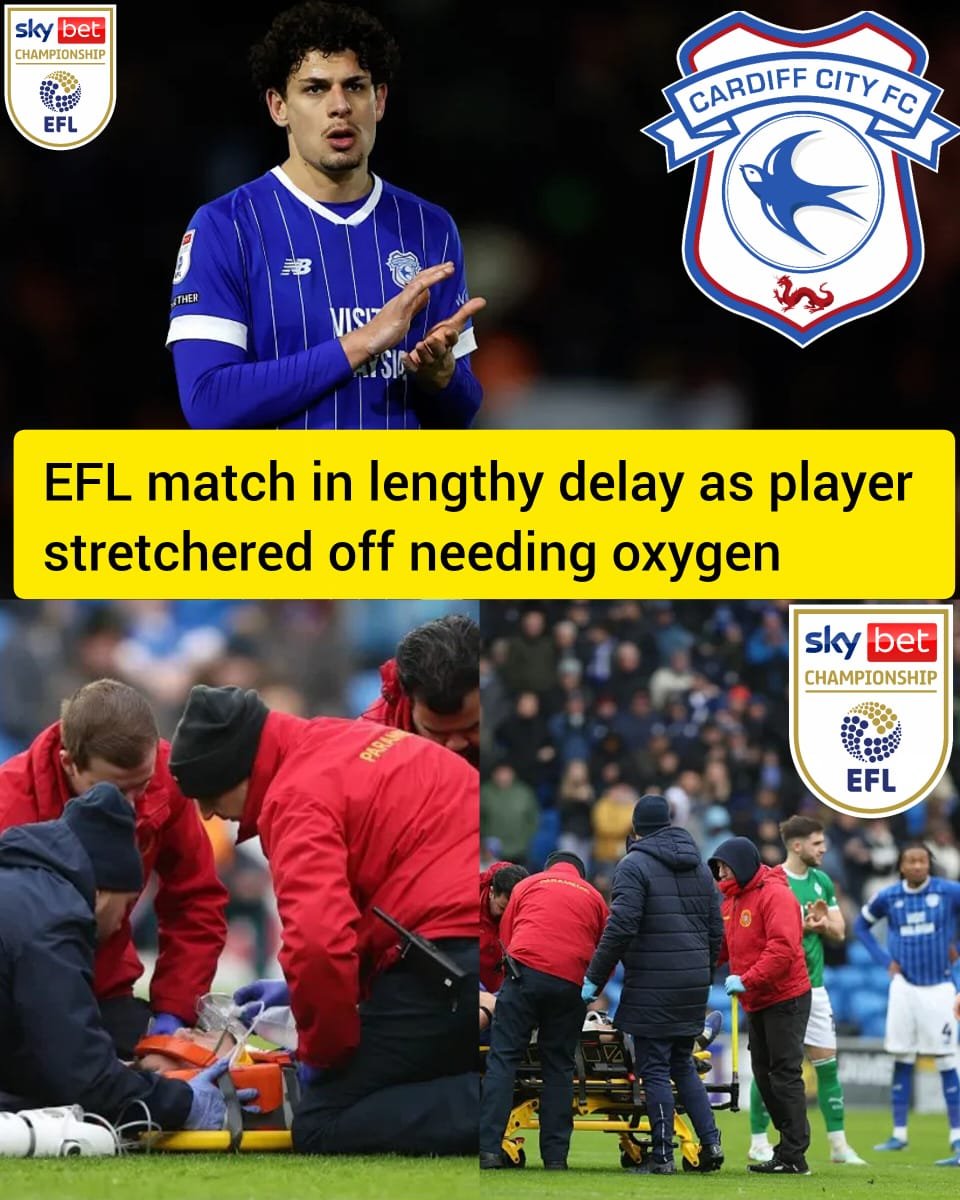 The main reason Why the EFL match delayed for so long because a player ...