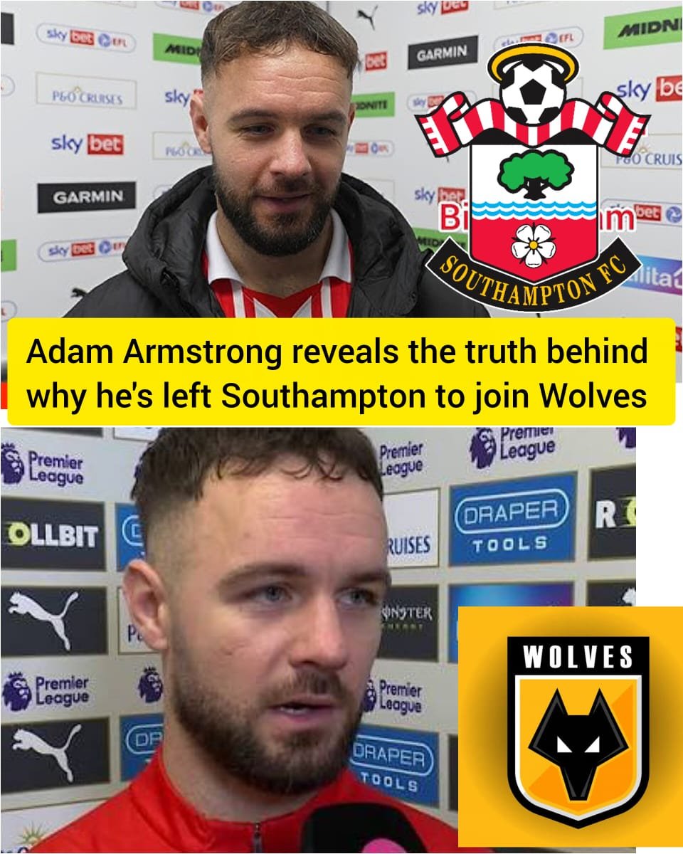 Adam Armstrong explains why he left Southampton and joined Wolves ...