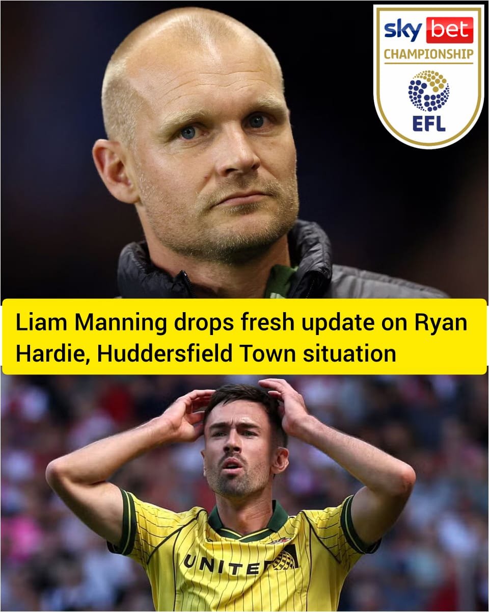 Liam Manning provides an update on Ryan Hardie and the Huddersfield ...