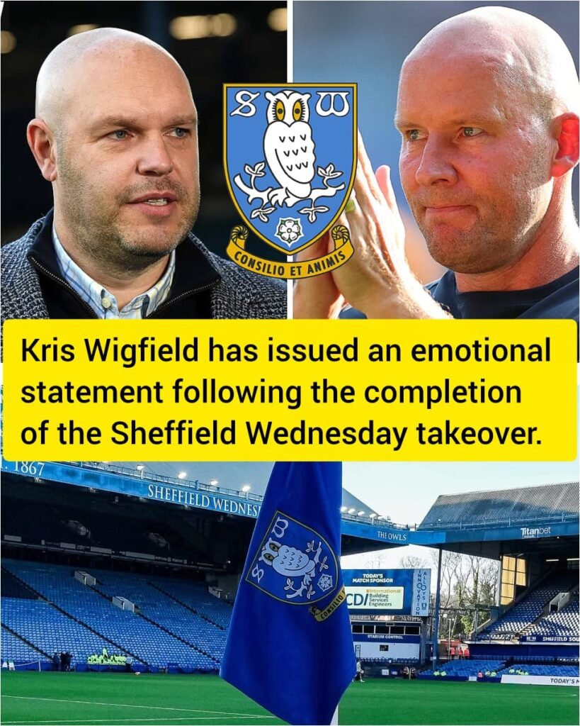 Kris Wigfield has issued an emotional statement following the ...