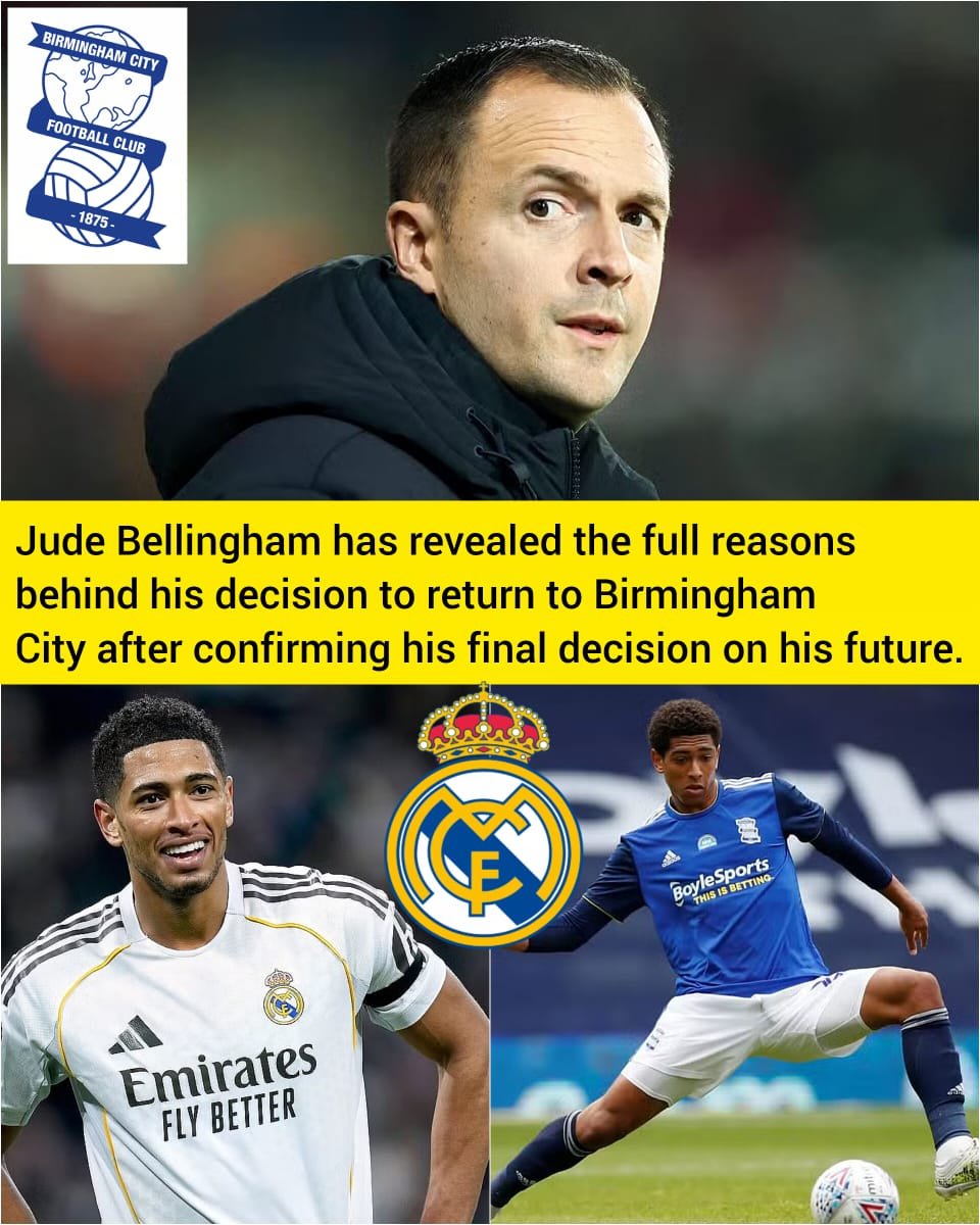 Jude Bellingham has revealed the full reasons behind his decision to ...
