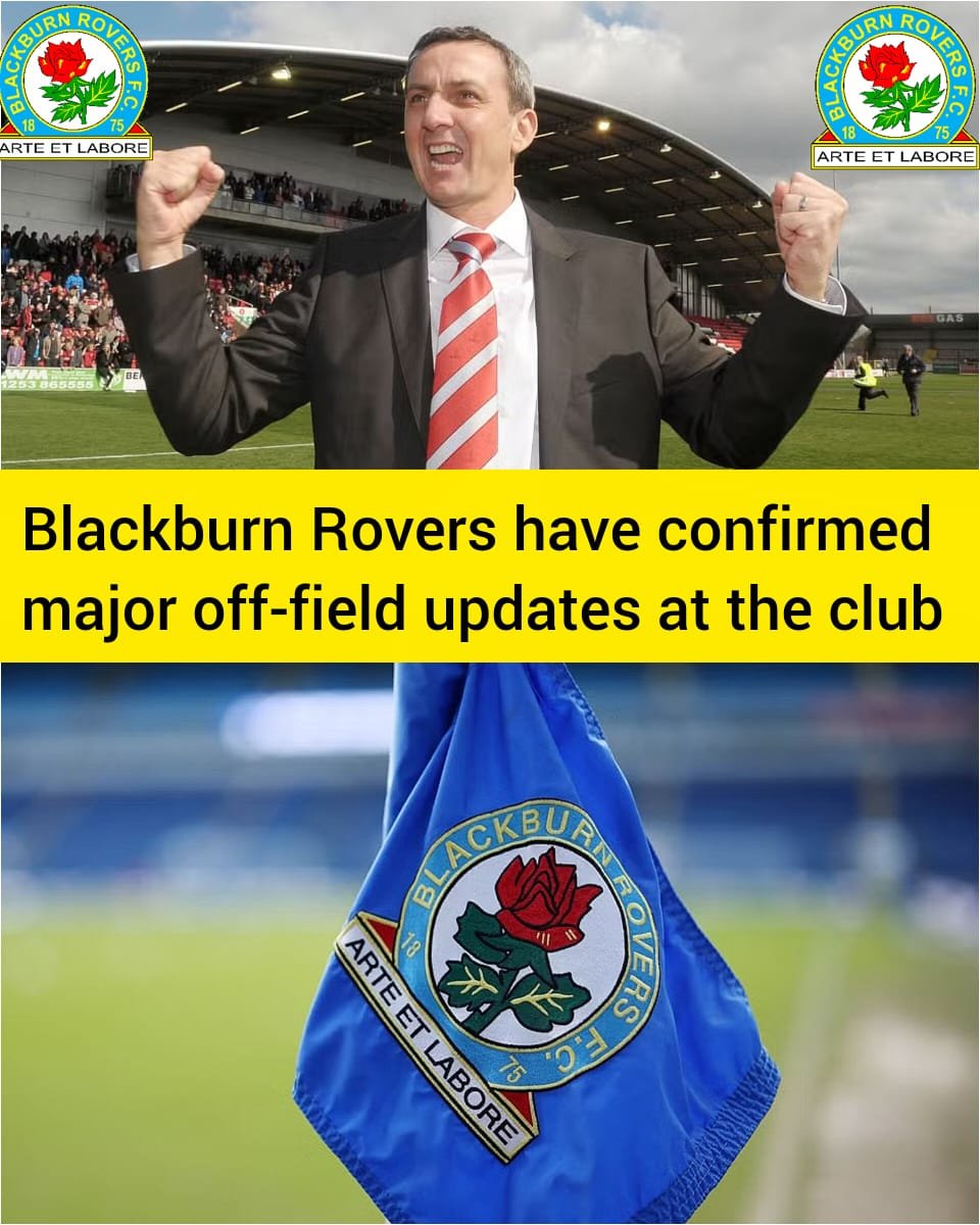 Blackburn Rovers have confirmed major off-field updates at the club ...