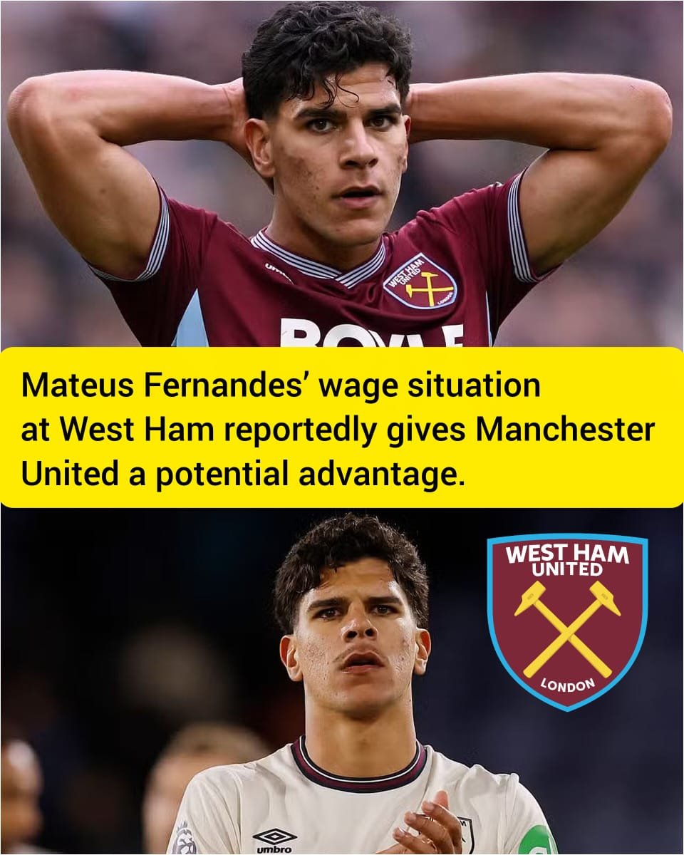 Mateus Fernandes’ wage situation at West Ham reportedly gives ...