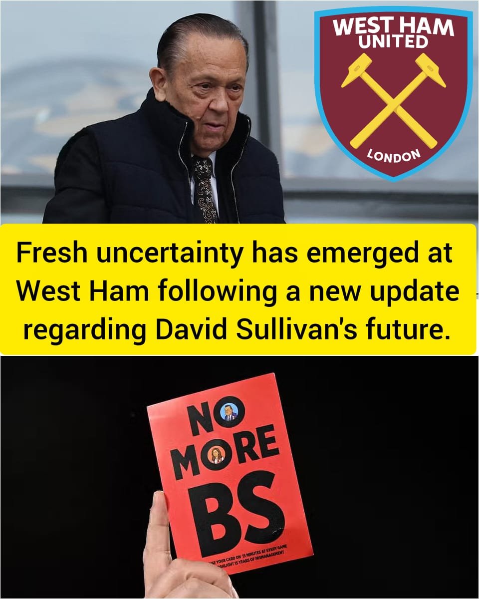 Fresh uncertainty has emerged at West Ham following a new update ...