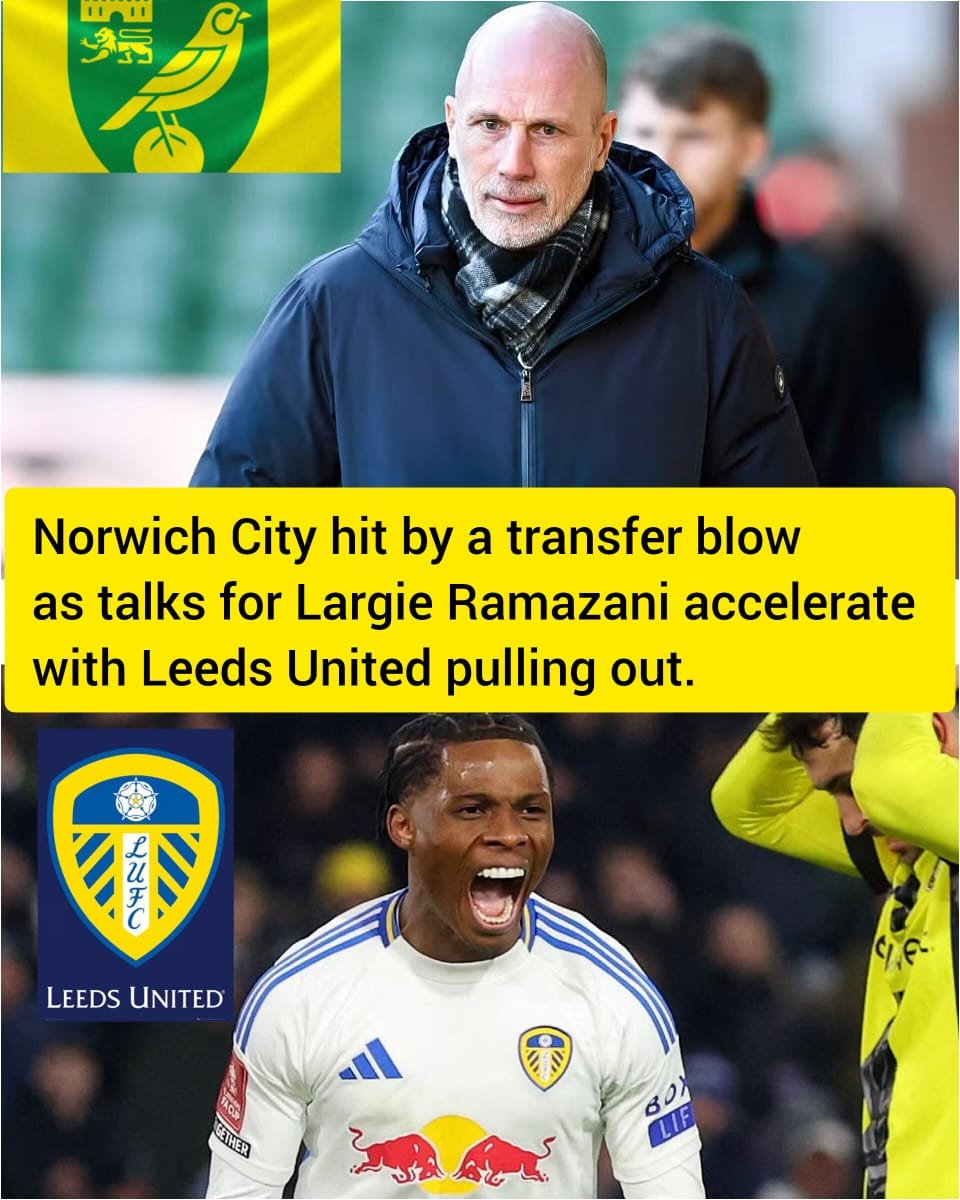 Norwich City hit by a transfer blow as talks for Largie Ramazani ...