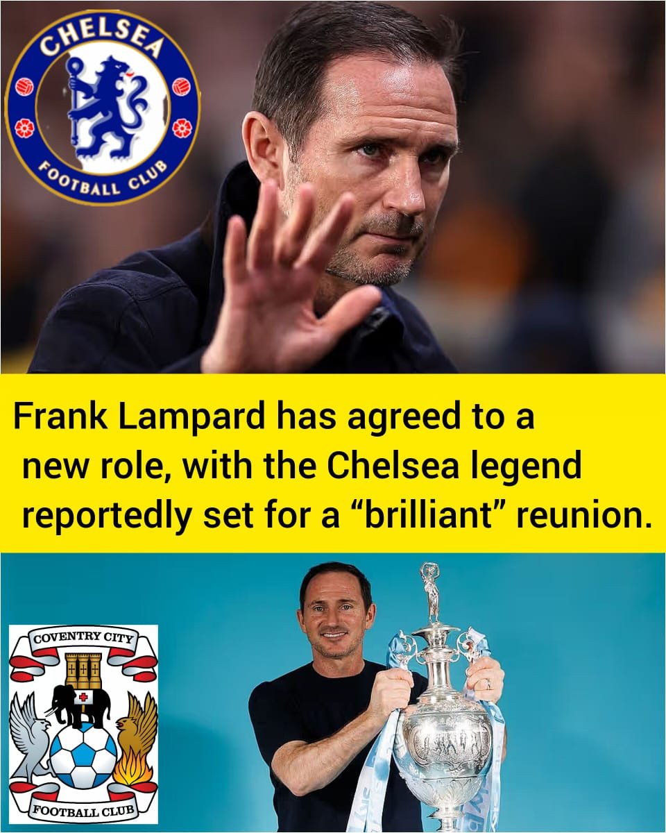 Frank Lampard has agreed to a new role, with the Chelsea legend ...