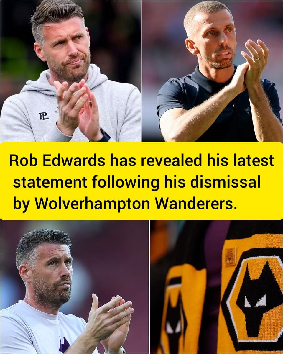 Rob Edwards has revealed his latest statement following his dismissal ...