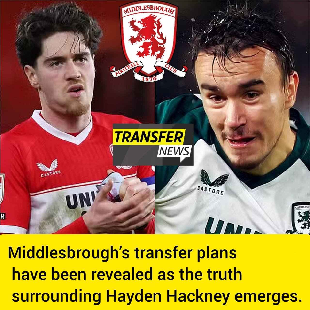 Middlesbrough’s transfer plans have been revealed as the truth ...